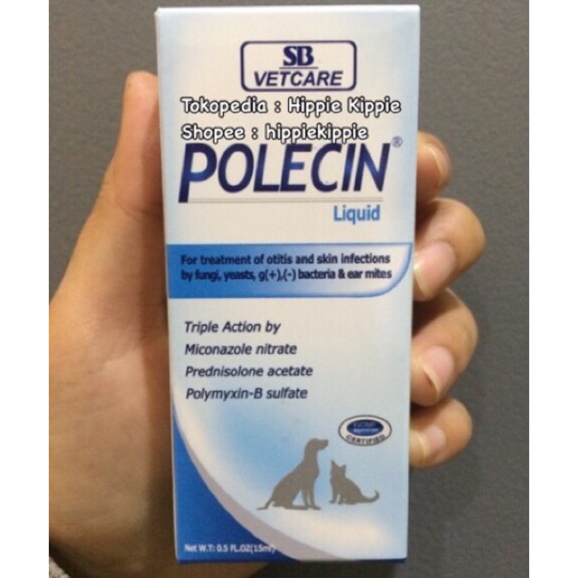 Jual POLECIN Ear Drops by vetcare | Shopee Indonesia