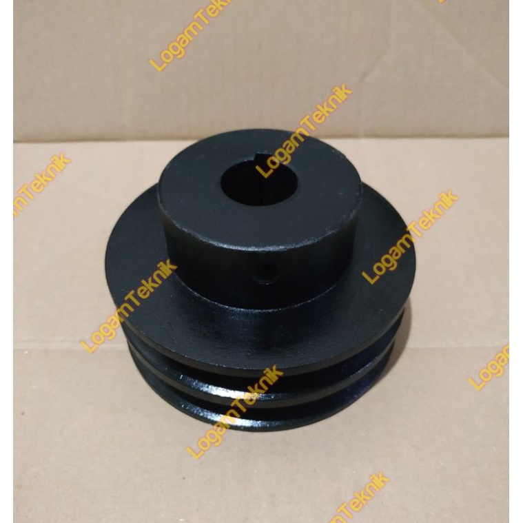 Jual Puli pulley pully B2 - 4 inch as 18 19 20 22 24 25 28 30 35 38 40 ...