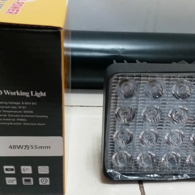 Jual Led Kotak 16 Mata 48 Watt 55MM | Shopee Indonesia