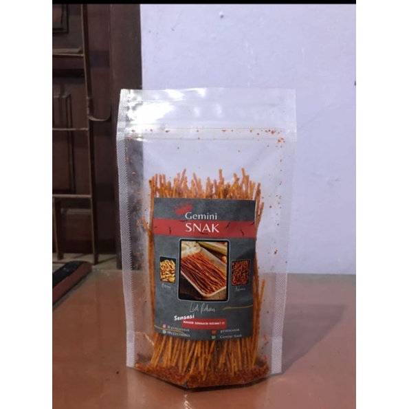 Jual GEMINI CEMILAN LIDI PEDAS HOME MADE ASLI!! 80gr | Shopee Indonesia