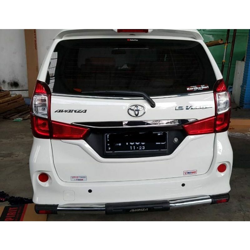 Jual pengaman bemper bamper bumper tanduk belakang avanza lama vvti all ...