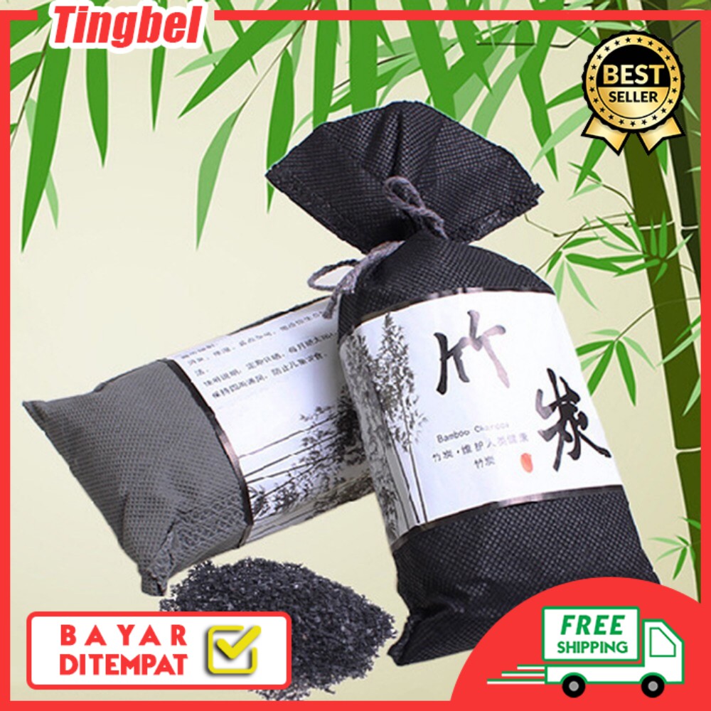 Jual Kantong Arang Bambu Jepang Karbonaktif Penghilang Bau Ruangan ...