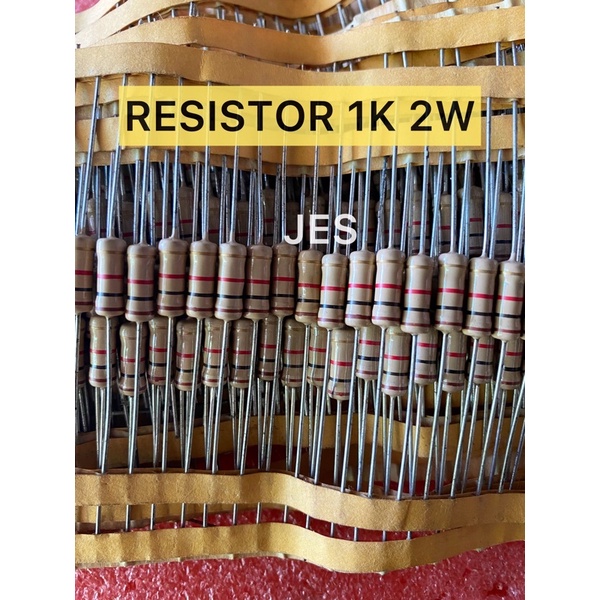 Jual RESISTOR 1K 2W KUALITAS BAGUS | Shopee Indonesia