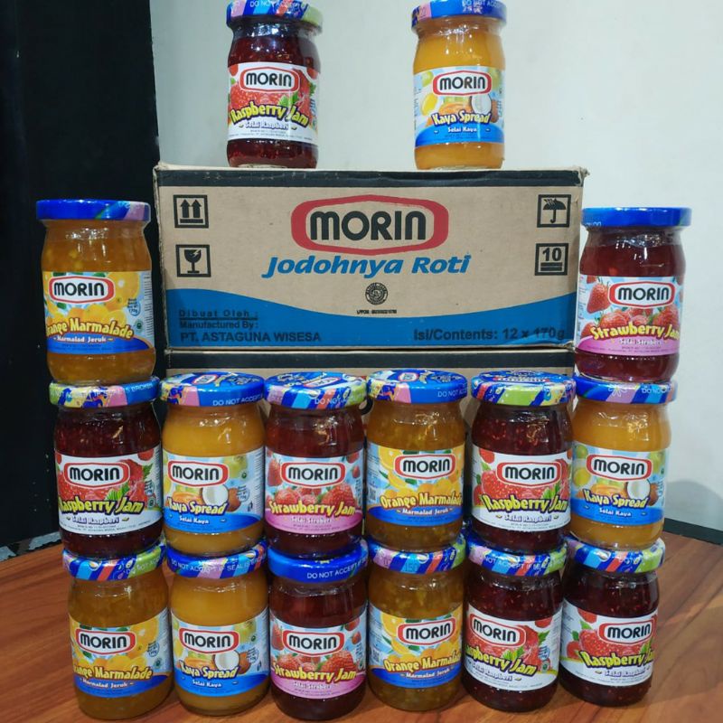 Jual MORIN Selai Jar 150gr/170gr (All Flavors Jam) | Shopee Indonesia