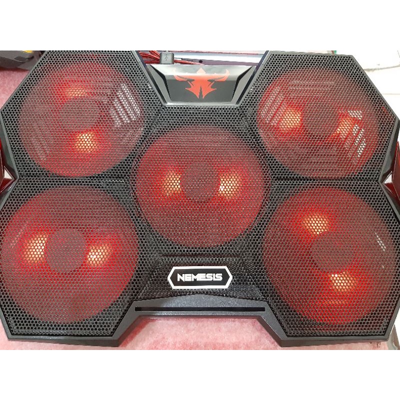 Jual Cooling Pad / Cooler Pad NYK Nemesis X2 Alien 5 fan | Shopee Indonesia