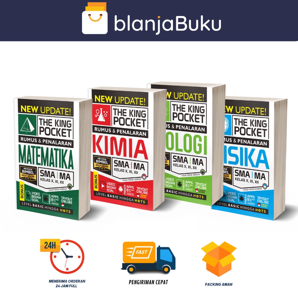 Jual BUKU RUMUS SMA NEW UPDATE POCKET MATEMATIKA, BIOLOGI, FISIKA, KIMIA SMA/MA | SMART GENIUS ...