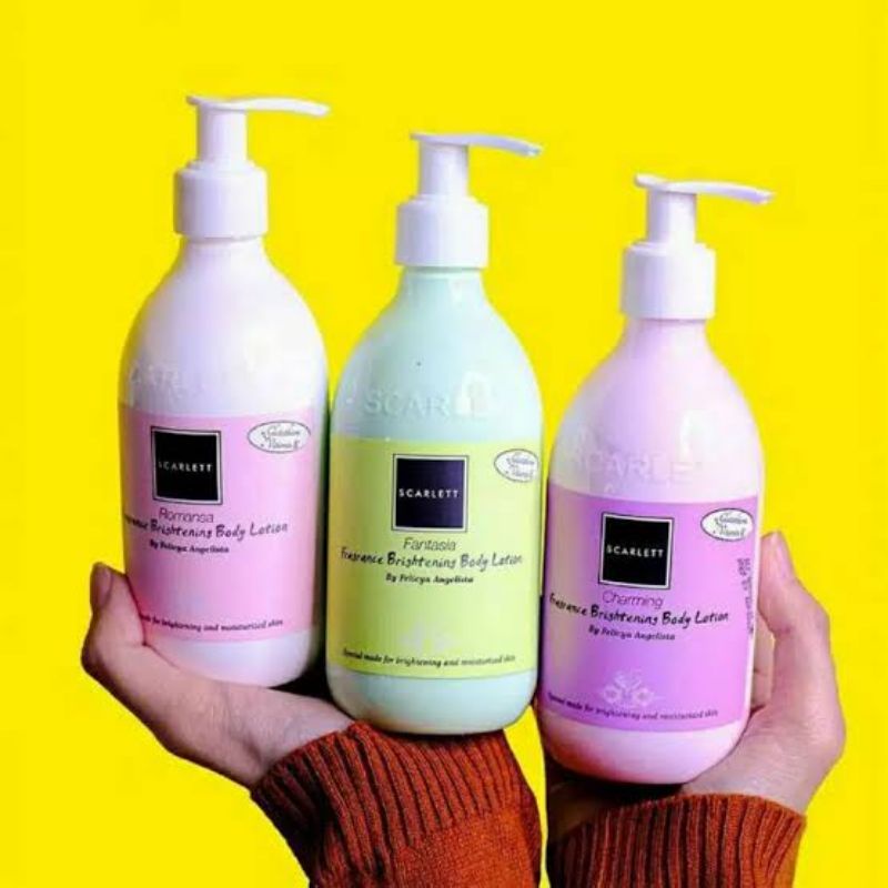 Jual Scarlett Whitening Body Lotion / Hand Body Scarlett Whitening ...