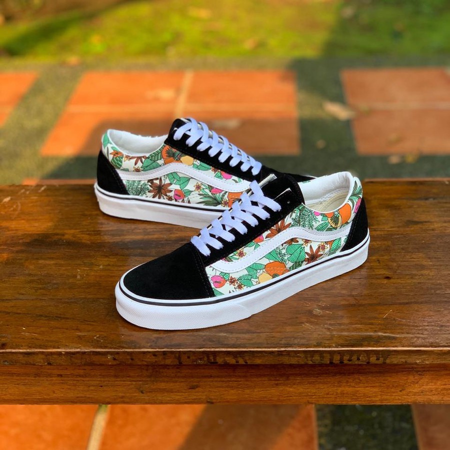 Jual VANS Oldskool Multi Tropic Original | Shopee Indonesia