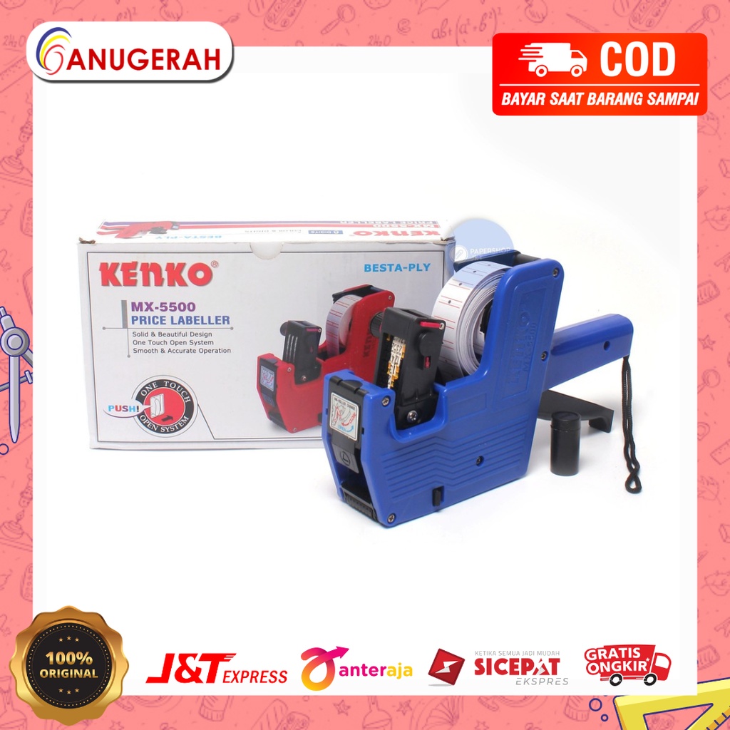 Jual KENKO MX-5500 MESIN LABEL HARGA 8 DIGIT | Shopee Indonesia