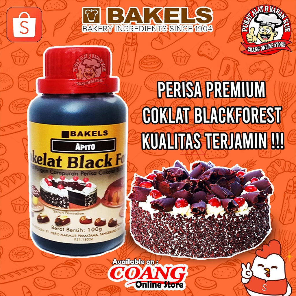 Jual BAKELS COKLAT BLACKFOREST 100 GR - PASTA PEWARNA DAN PERISA COKLAT ...