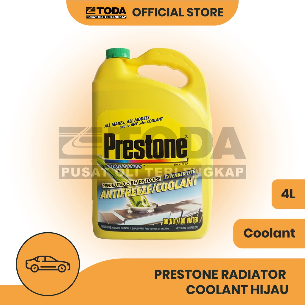 Jual PRESTONE RADIATOR COOLANT HIJAU 4LT | Shopee Indonesia