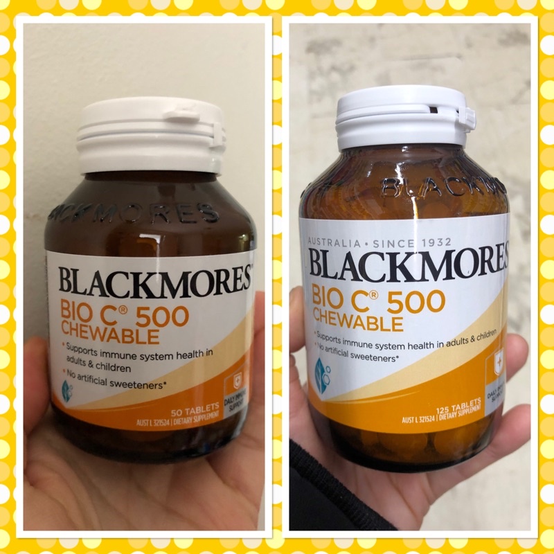 Jual Blackmores Vitamin Bio C 500 Chewable (AUSTRALIA) | Shopee Indonesia