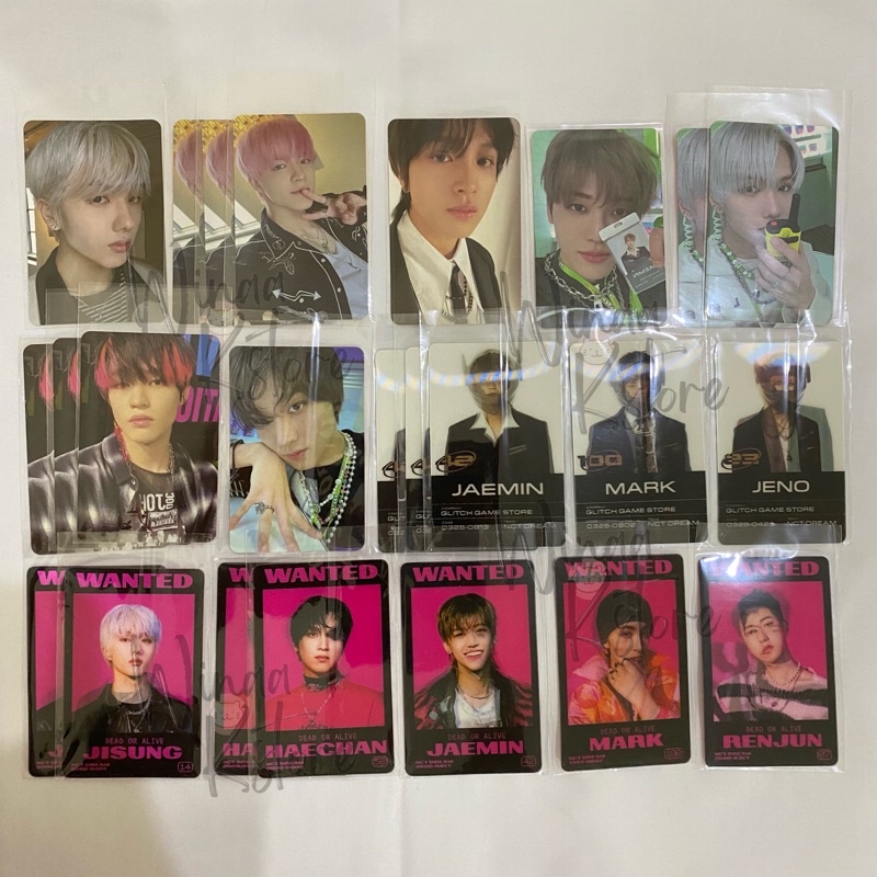 Jual Photocard PC NCT Dream Glitch Mode Album Photobook Scratch Lenti Jaemin Renjun Jeno Mark ...