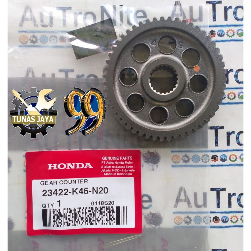 Jual 23422 K46 N20 Gear Counter Transmisi 51T Original Honda Beat Pop ...