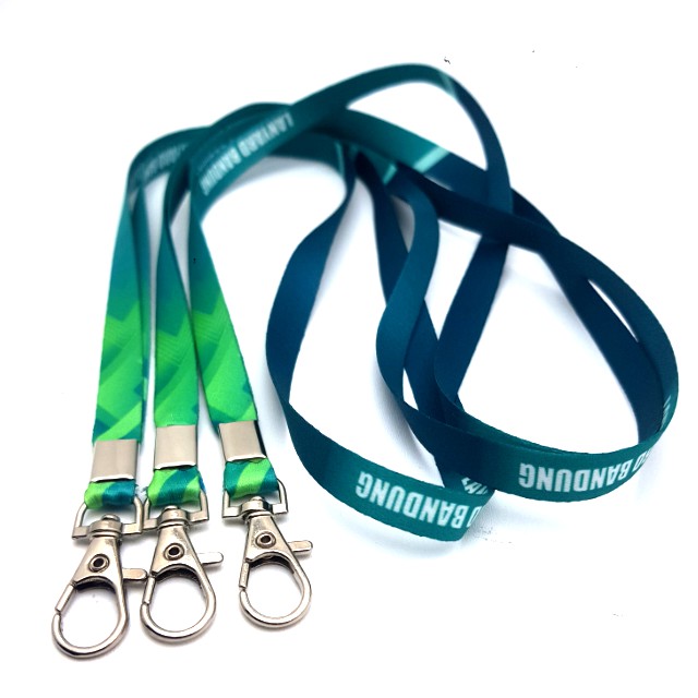 Jual lanyard print desain costem lebar 1cm tali id card printing sublim ...