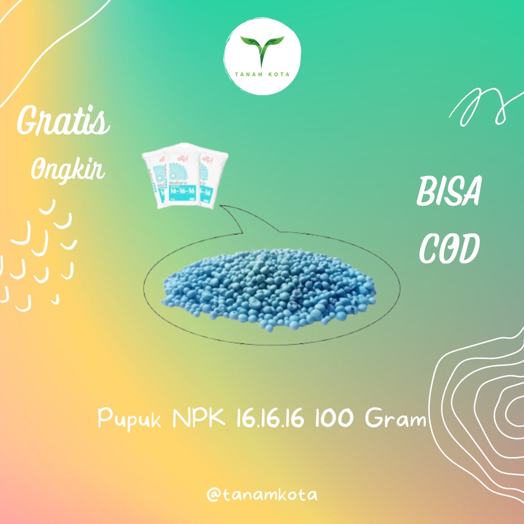 Jual Pupuk Npk Mutiara 161616 Hidroponik Kemasan 100 Gram Kilo Murah ...