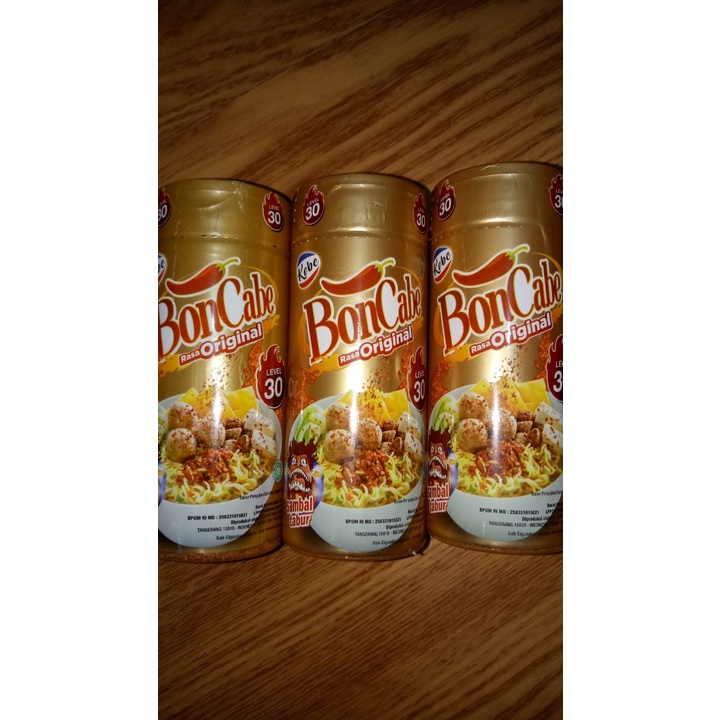 Jual Kobe Boncabe Bon Cabe Original level 30 emas level 15 hitam botol ...