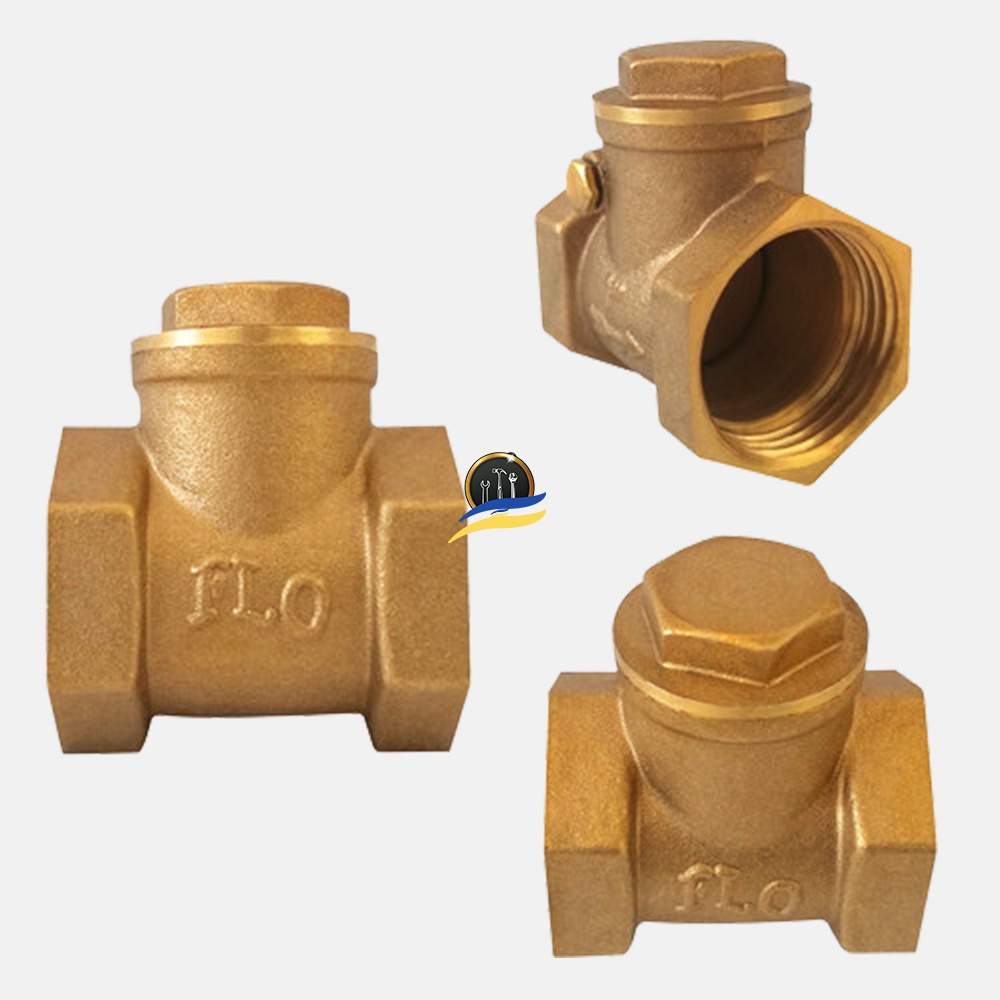 Jual Check Valve Kuningan 1/2 Inch Bonucci Swing Check Klep Tabok Brass ...