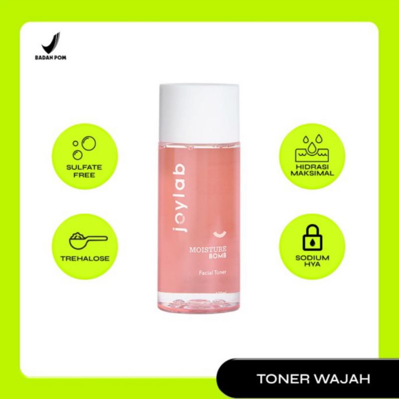 Jual Joylab (ORIGINAL) Moisture Bomb Facial Toner 100ml | Shopee Indonesia