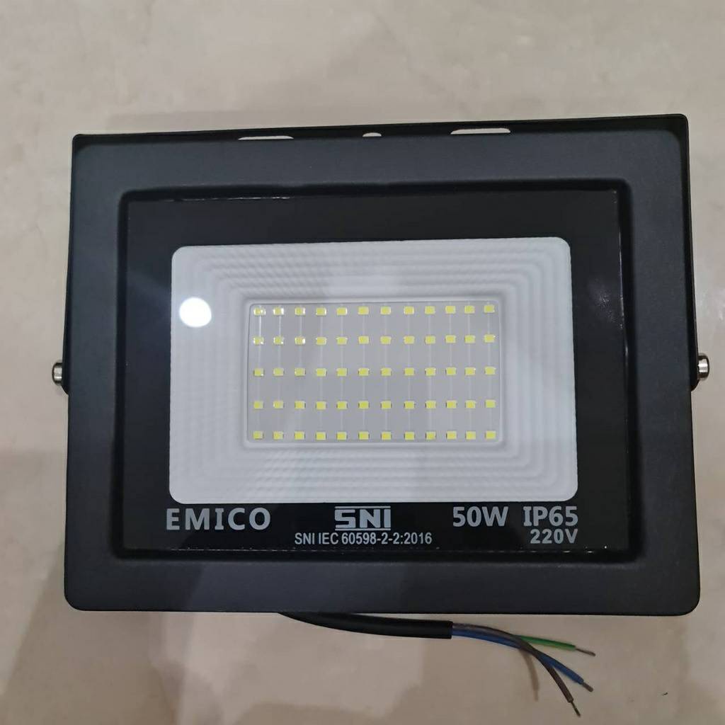 Jual Lampu Sorot 10w 20w 30w 50w PUTIH Emico PUTIH BEST SELLER HIGHQUALITY | Shopee Indonesia