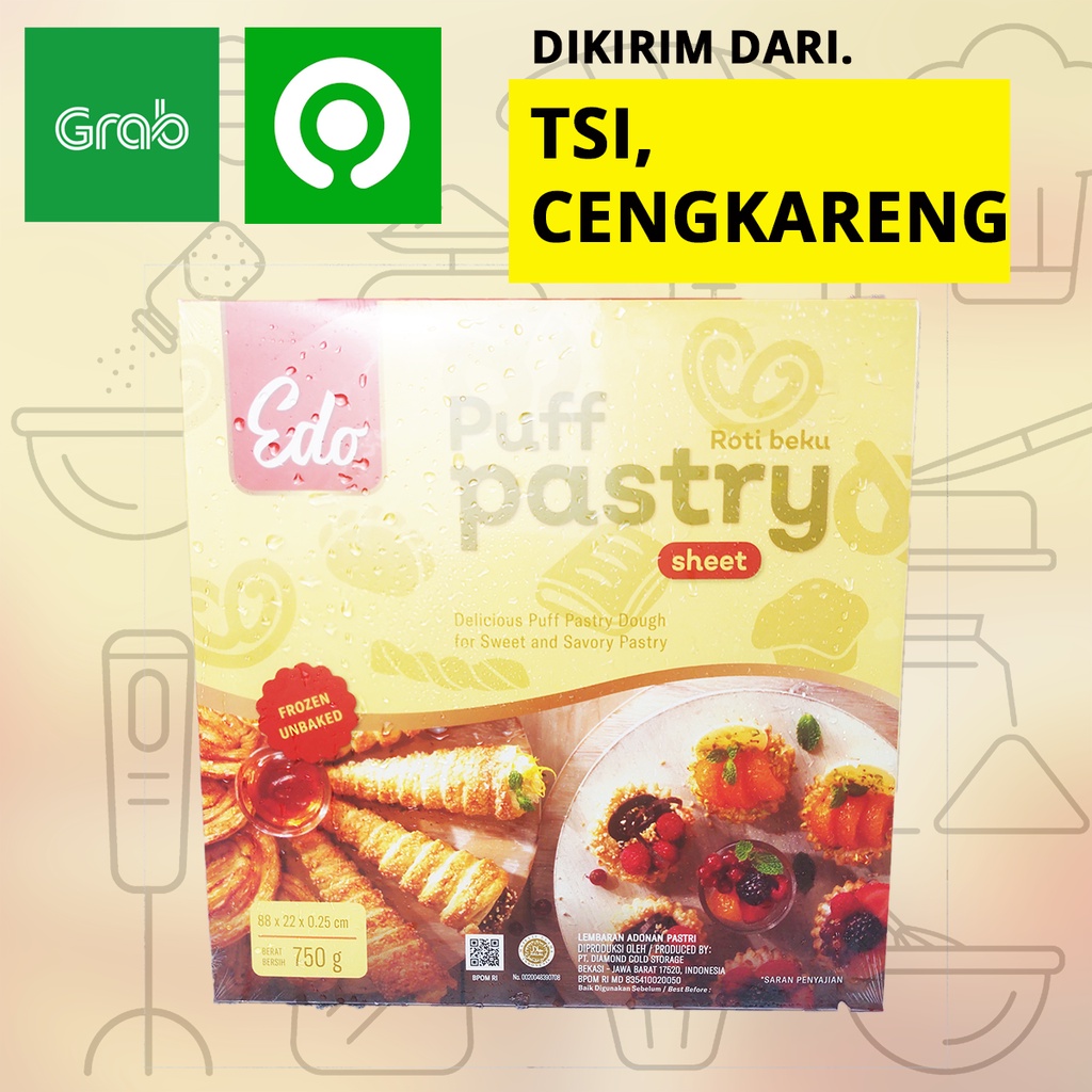 Jual EDO PUFF PASTRY 750 GRAM - ROTI BEKU | Shopee Indonesia