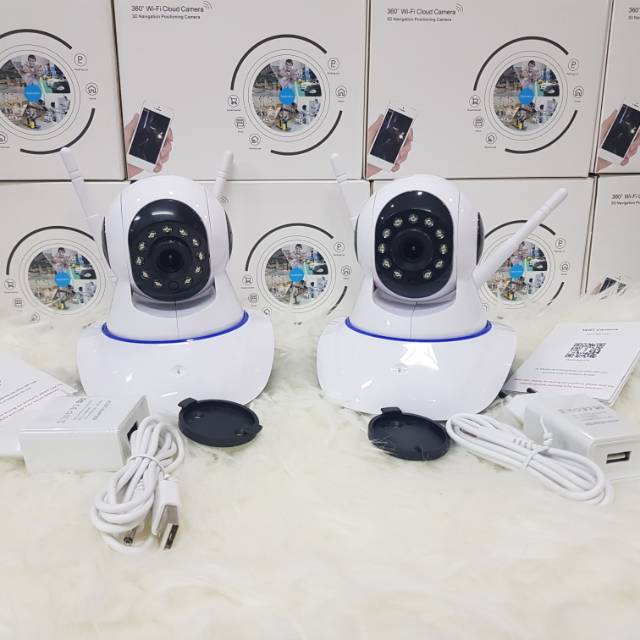 Jual Cctv HD Wireless Ip Camera Dua Antena 720p Aplikasi 360eyes ...