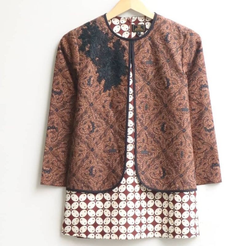 Jual Atasan Blus Baju Batik Kerja Kantor Wanita Kekinian Premium Modern ...