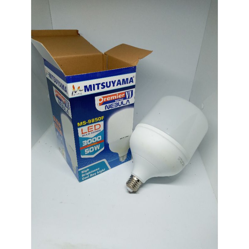 Jual Bohlam Lampu LED Jumbo 50W Mitsuyama Premier Nebula MS-9850F warna putih | Shopee Indonesia