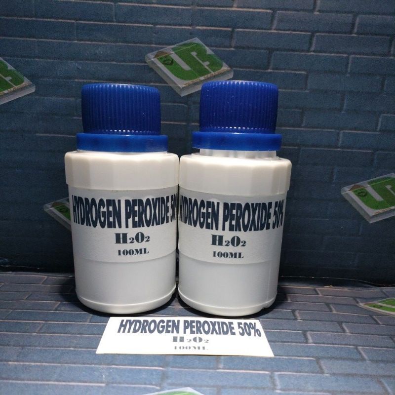 Jual HIDROGEN PEROKSIDA 50% 100ml HYDROGEN PEROXIDE fungisida ...