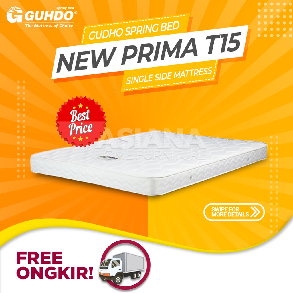 Jual Guhdo Spring Bed Kasur New Prima T15 90x200 / 100x200 / 120x200 / 140x200 / 160x200 ...