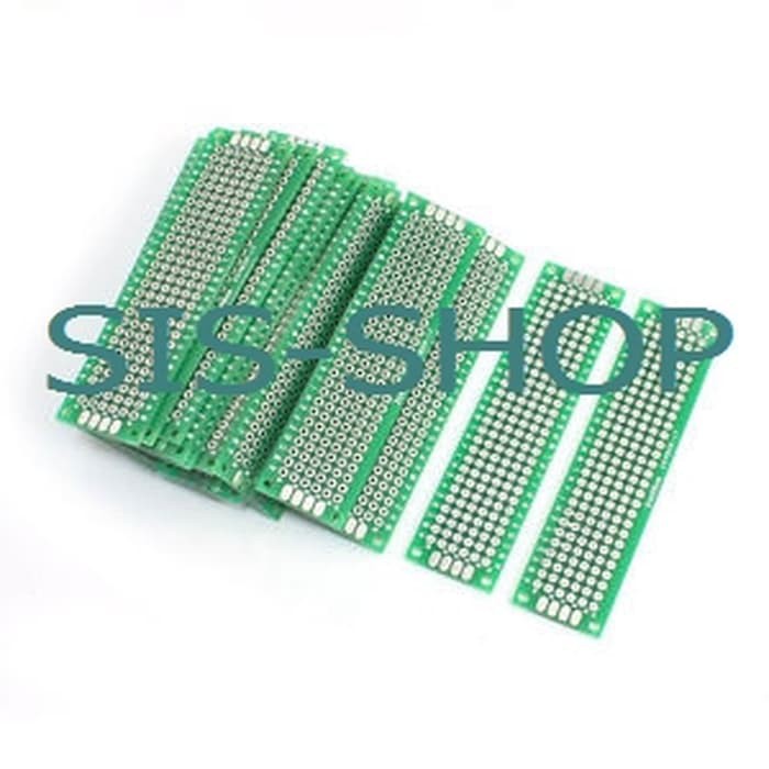 Jual Double Sided PCB board 2cm x 8cm 2x8 2 x 8 cm (prototype 2.54 mm ...