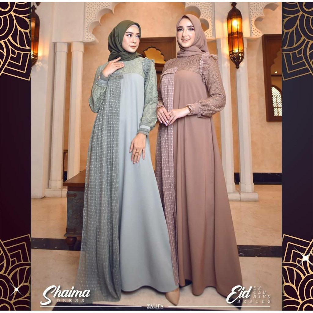 Jual Shaima Dress Series by Zalifa | Shopee Indonesia