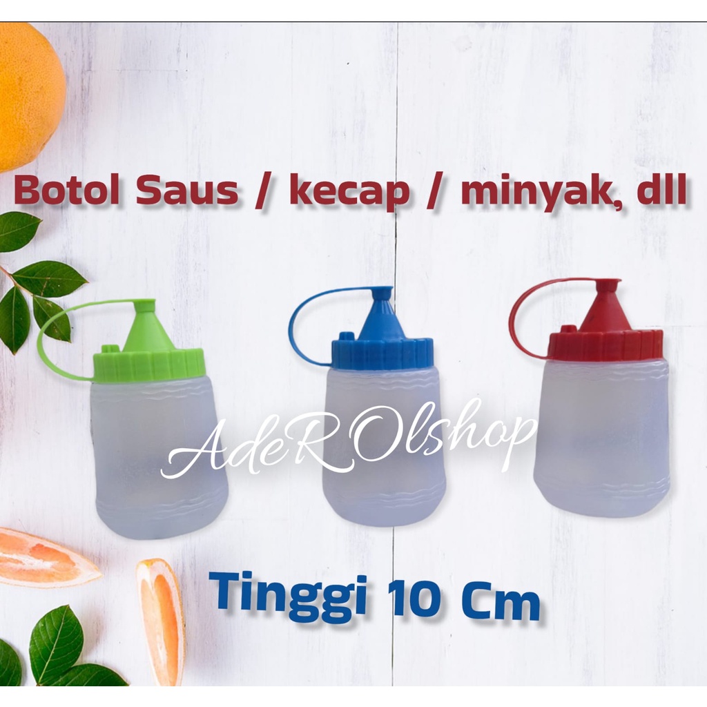 Jual BOTOL SAUS / BOTOL KECAP / BOTOL MINYAK DLL 300 ML & 500 ML | Shopee Indonesia