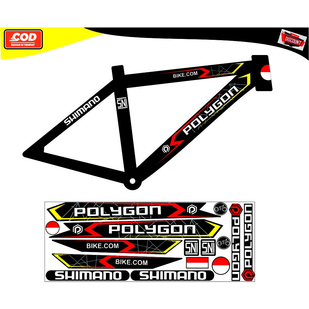 Jual lis striping variasi POLET STIKER COD STRIPING STIKER BUAT SEPEDAH ...