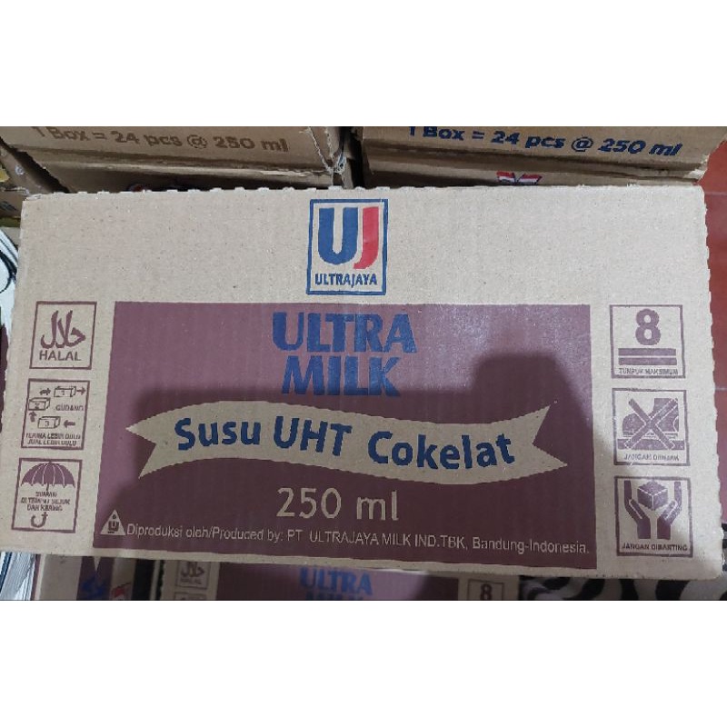 Jual Susu UHT Ultra Milk 250 ml 1 dus / karton isi 24 pcs | Shopee Indonesia
