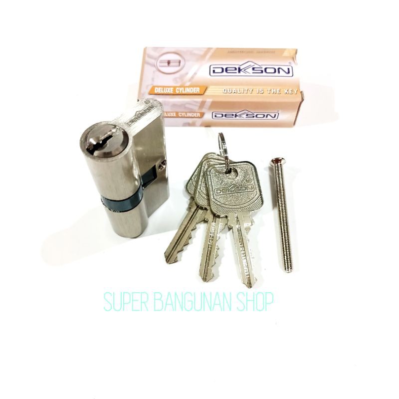 Jual Cilinder kunci dekson DC DL 60mm sn - Cylinder Key - Anak Silinder Kunci Besar DC DL 60mm ...