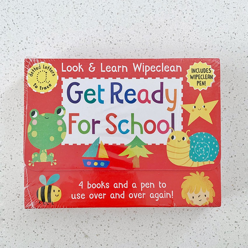 Jual GET READY FOR SCHOOL LOOK AND LEARN WIPE CLEAN ACTIVITY BOOK BUSY ...