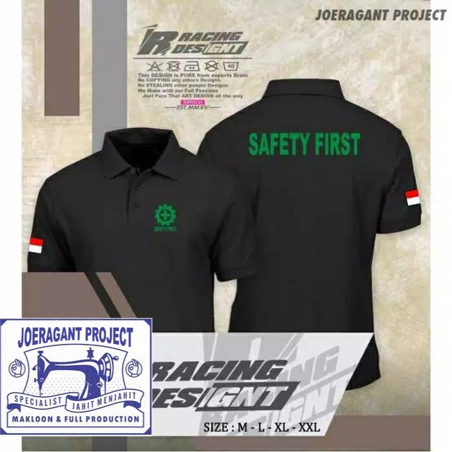 Jual Poloshirt Kaos Polo Safety First Indonesia Murah - Poloshirt ...