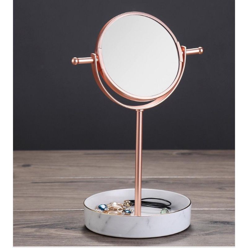 Jual UNIK#MMRG Cermin Makeup dengan Stand Keramik / Makeup Mirror ...