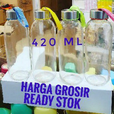 Jual Botol Kaca Polos Satuan-420ML-My Bottle | Shopee Indonesia