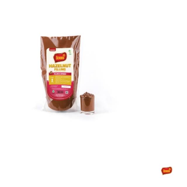 Jual selai hazelnut SCHOKO 1kg / hazelnut filling / isian roti rasa ...