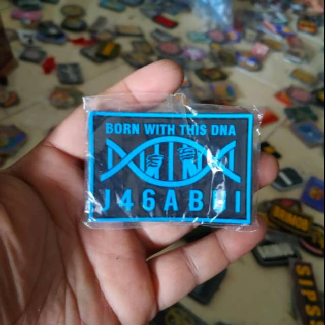 Jual Patch velcro Jaga bui tempelan karet Sipir emblem Polsuspas ...