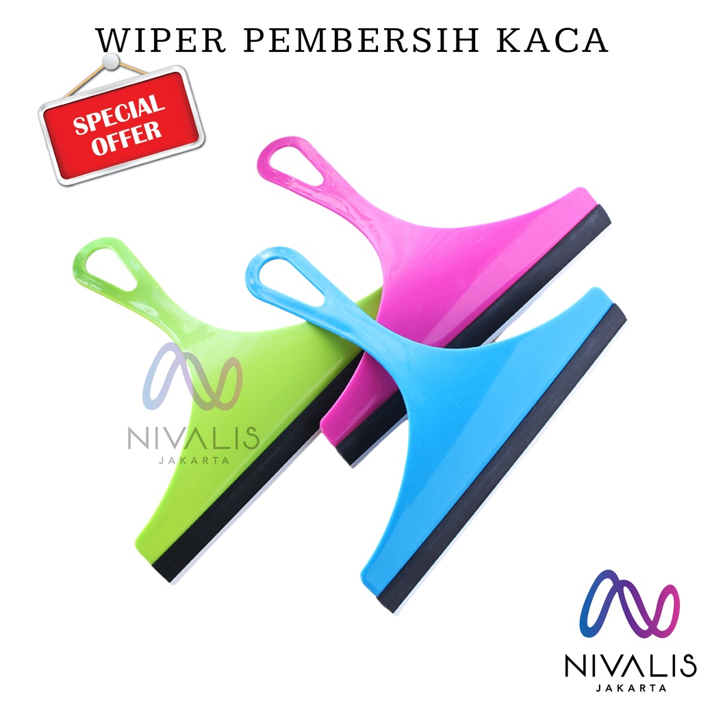 Jual NIVALIS JAKARTA WIPER PEMBERSIH KACA ALAT PEMBERSIH JENDELA SCRAP ...