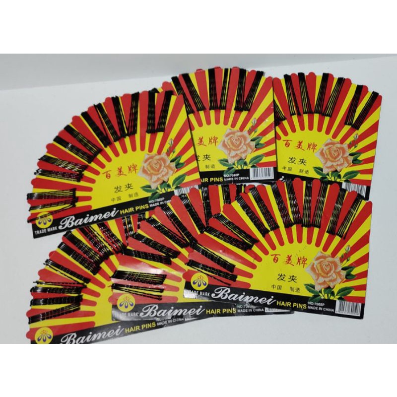 Jual JEPIT RAMBUT LIDI KIPAS BESAR PER CARD | Shopee Indonesia