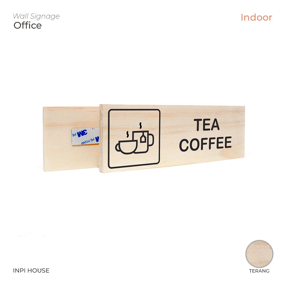 Jual tea and coffee - sign system - papan tanda area tea and coffee ...