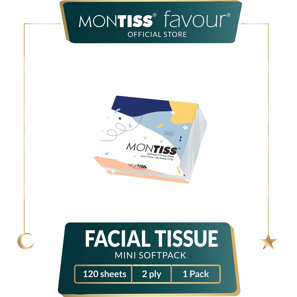 Jual Montiss Mini Facial Tissue 120 Sheets SB | Shopee Indonesia