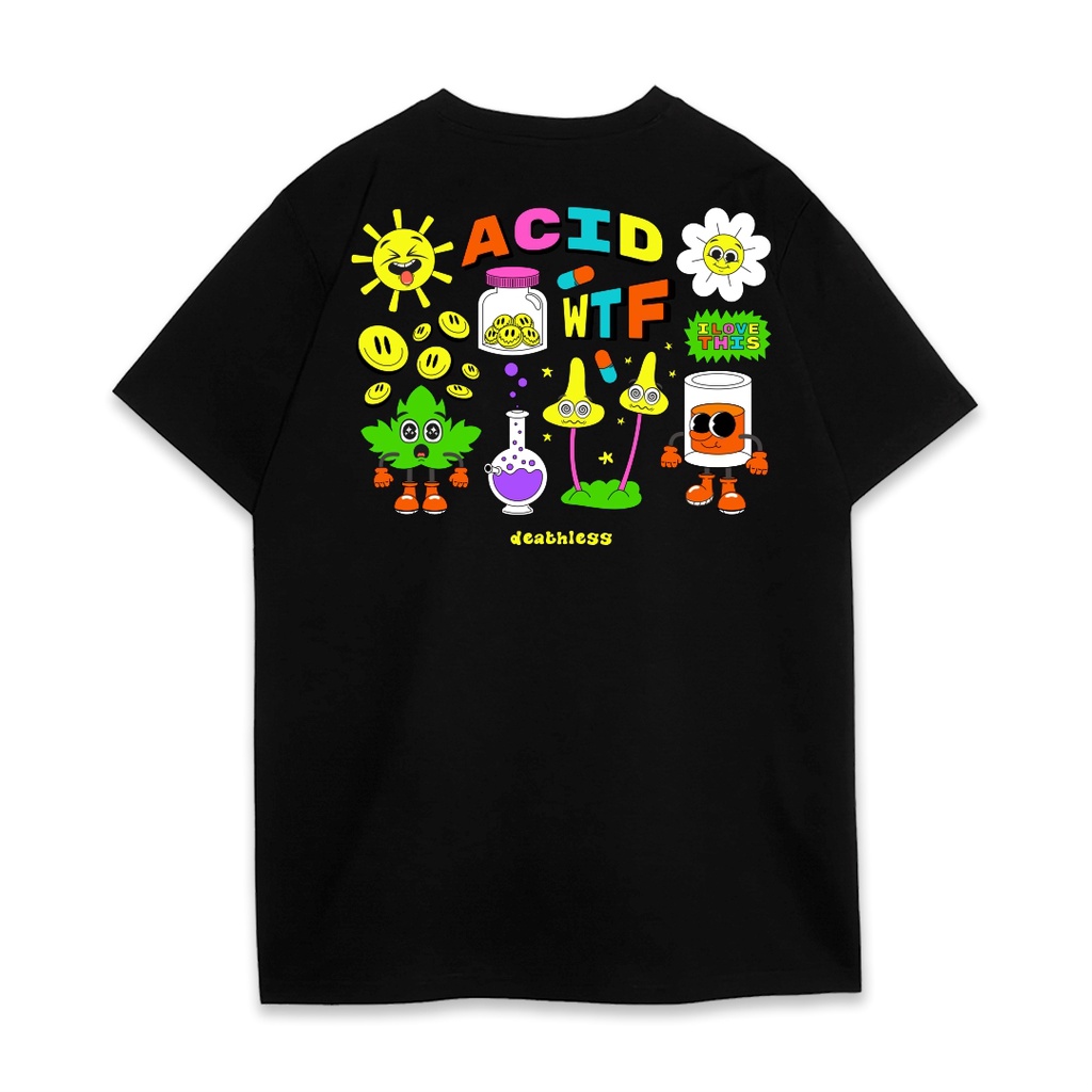 Jual DEATHLESS KAOS | ANOCID | ABSTRACT SERIES | Shopee Indonesia