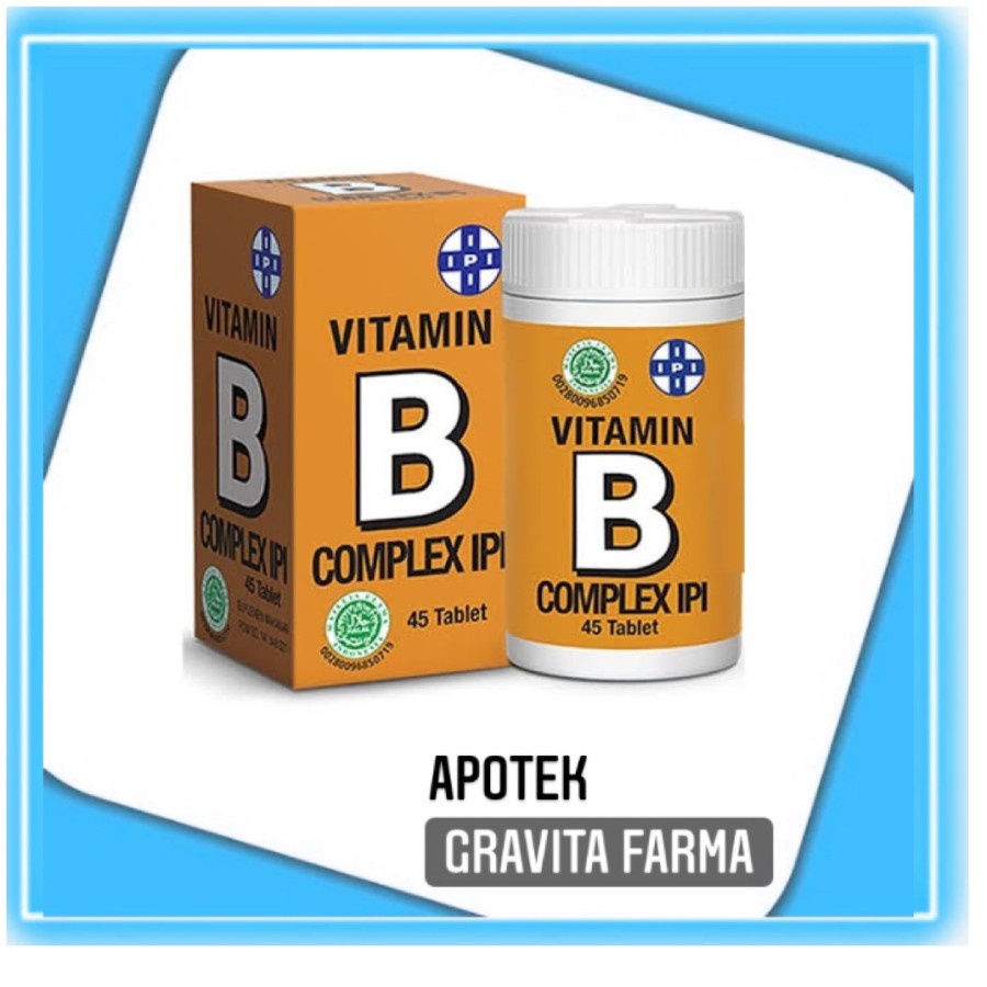 Jual Vitamin B Complex IPI isi 45 tablet | Shopee Indonesia
