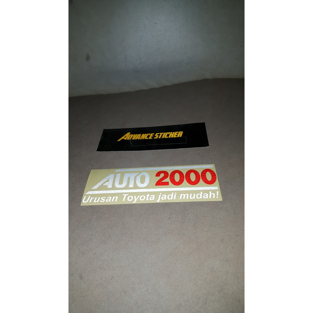 Jual sticker auto 2000 urusan toyota jadi mudah! | Shopee Indonesia