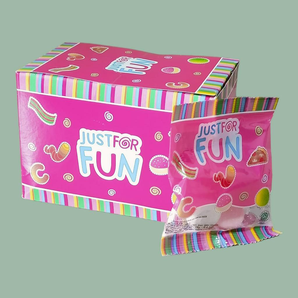Jual 1 Box - Yupi Just For Fun Jelly Gummy Candy [12 pcs] | Shopee ...
